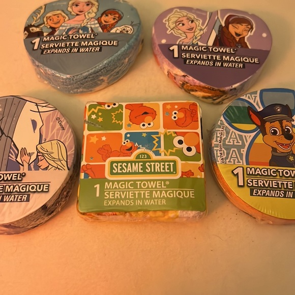 Bath, Skin & Hair | Frozen 3 Sesame Street And Paw Patrol Magic Towels ...